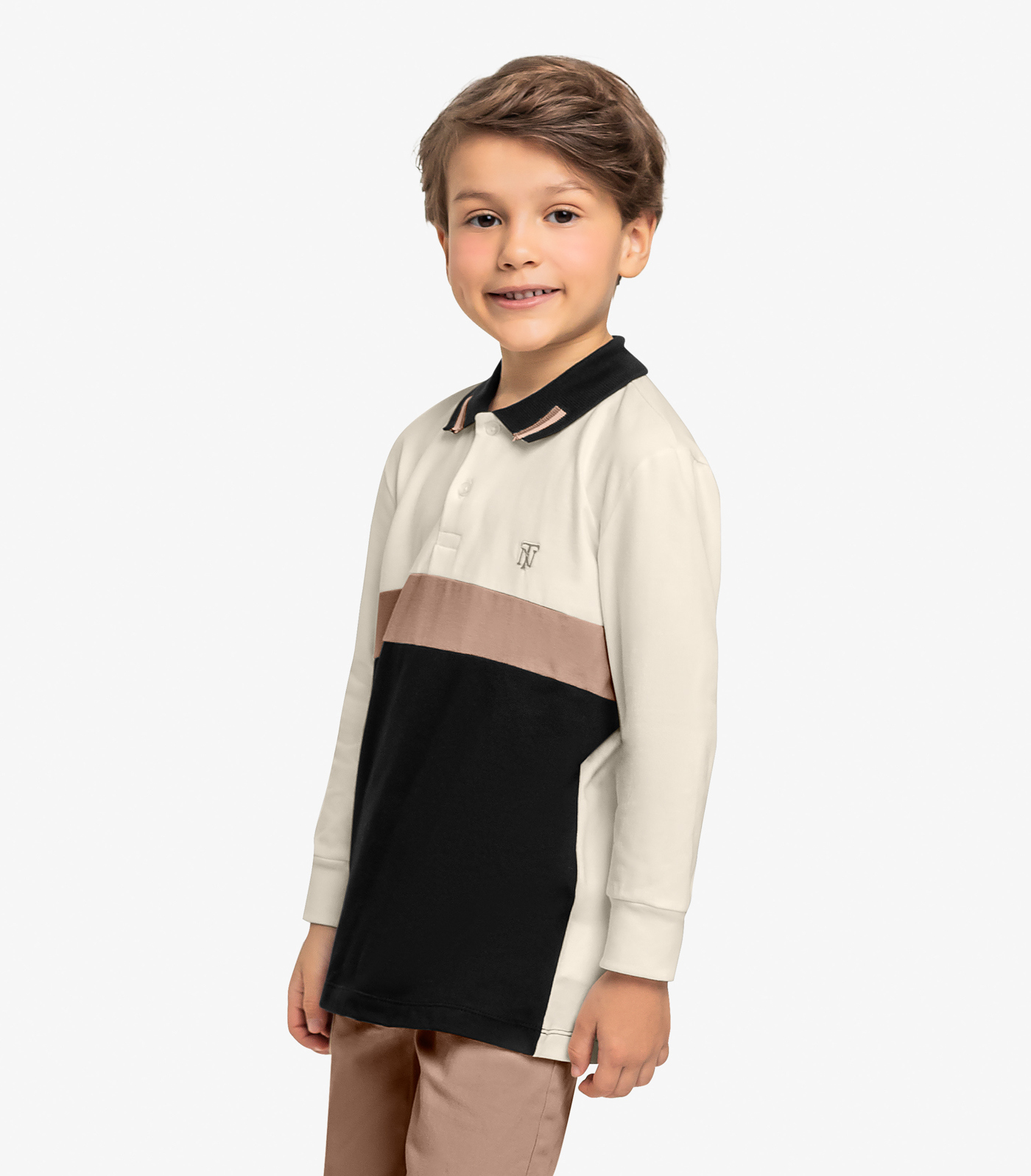 Polo Infantil Masculino Manga Longa Trick Nick | ROVITEX