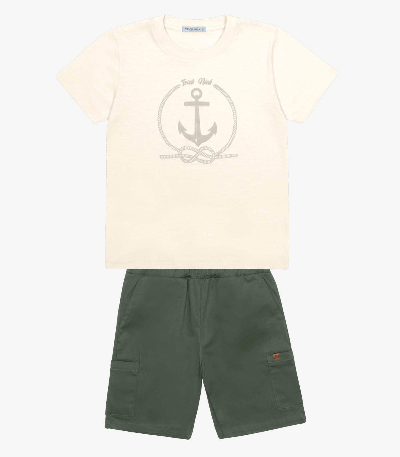 Conjunto Infantil Camiseta Com Bermuda Trick Nick | ROVITEX