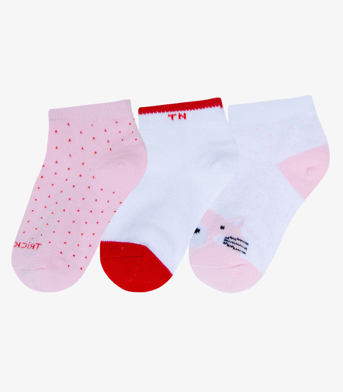Kit 3 Pares De Meia Cano Curto Infantil Trick Nick | ROVITEX